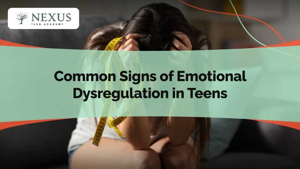 Common Signs of Emotional Dysregulation in Teens